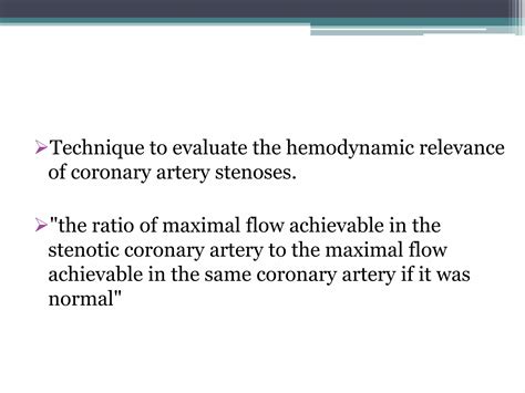 Fraction Flow Reserve Pptx