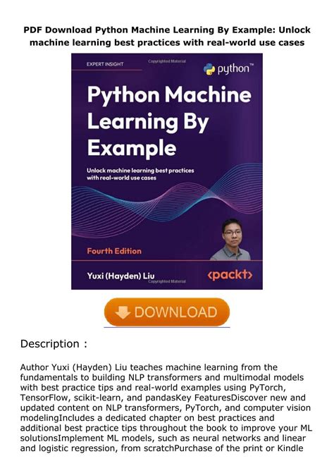python machine learning by example unlock machine learning best