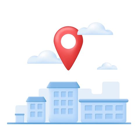 Premium Vector Navigation Icon Pin Location Checking In City Locator Position Point Symbol 3d