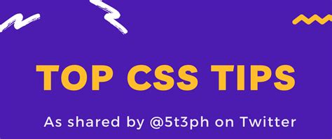 My Top Css Tips As Shared On Twitter Part 2 Dev Community