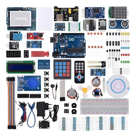 Completo Kit De Inicio Para Arduino Uno Con Tutorial Meses Sin Interés