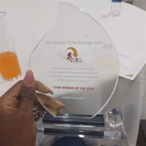 Pendo Manjele On Linkedin I Was Extremely Honored To Have Been Recognized As Stem Woman Of The