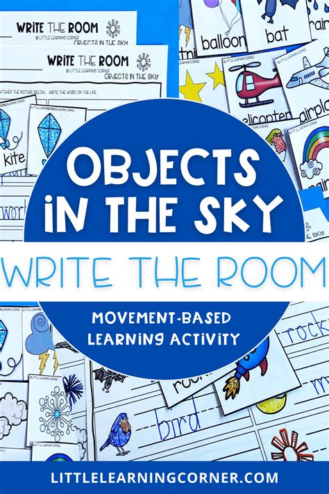 Objects In The Sky Write The Room Little Learning Corner