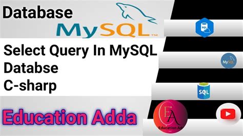 Select Query In Mysql Database C Sharp Form Windows Application Education Addaeducationadda