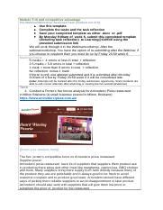 Module Docx Module IS And Competitive Advantage Pre Webinar Workshop Assessed Task Marked