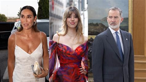 El Rey Felipe Vi Vicky Martín Berrocal Y Enrique Solís Alejandra Rubio Y Carlo Costanzia Y Una