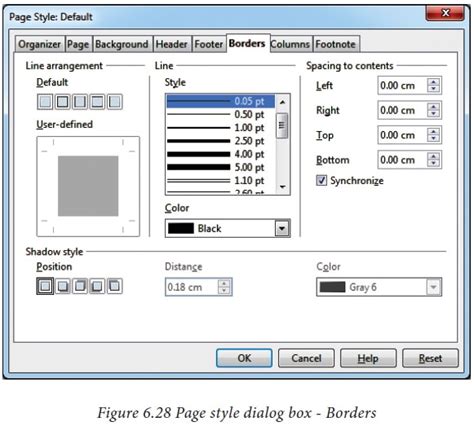 Page Formatting Word Processor Basics Openoffice Writer