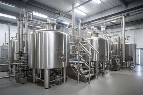 View Of State Of The Art Extraction Facility With Modern Equipment And