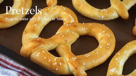 소프트 프레첼 만들기🥨홈메이드 라우겐 프레즐 레시피🥨laugen Soft Pretzels Youtube