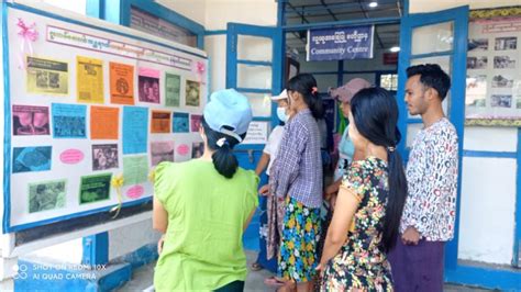 ကျိုက်လတ်မြို့နယ်တွင် မူးယစ်‌ဆေးဝါးအန္တရာယ် တားဆီးကာကွယ်‌ရေး အသိပညာပေး နံရံကပ်စာစောင်ပြသ