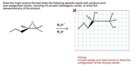 Solved Draw The Major Product Formed When The Following
