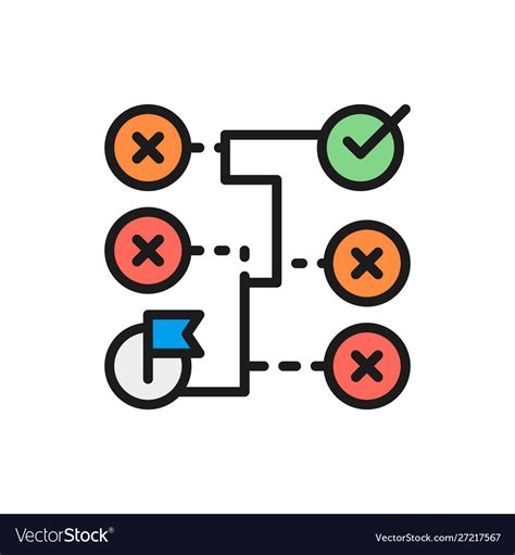 Maze Algorithm Block Royalty Free Vector Image
