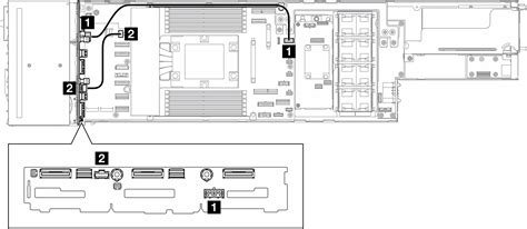 2 5 Inch Drive Backplane Cable Routing Thinksystem Sd535 V3 Lenovo Docs