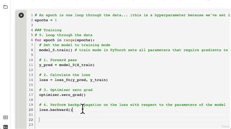 L16116 Writing Code For A Pytorch Training Loop Youtube