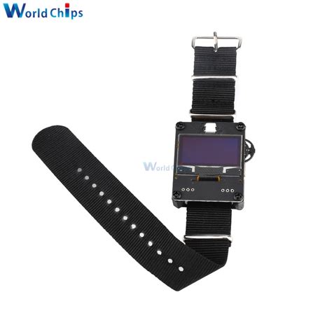 Esp8266 Esp 12f Smart Watch Wearable Device Development Board Usb Port With 1 3 Inch Oled