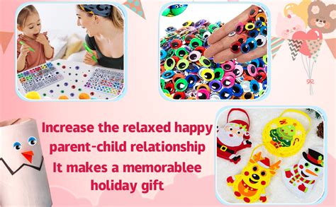 Neng Q 2500pcs Googly Eyes 48 Styles Googly Eyes Self