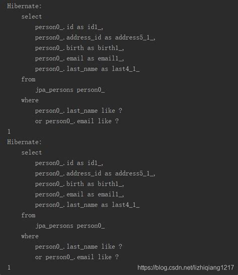 Springdata系列五：query注解 Csdn博客