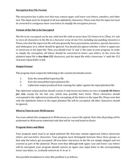 Program Submission Instructions • • • You Must