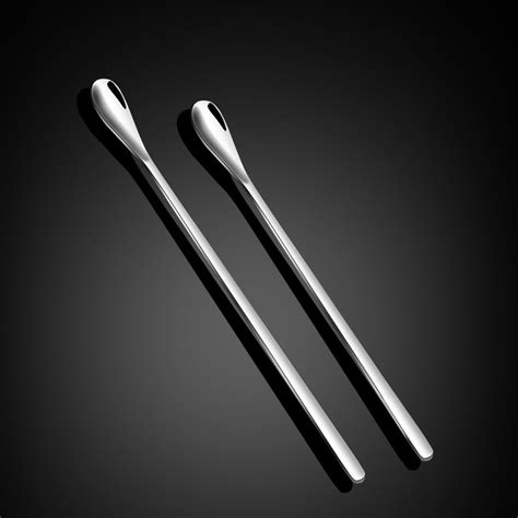 304 스테인리스 스틸 커피 스푼 긴 손잡이 혼합 스푼 디저트 스푼 칵테일 스틱 아이스 스푼 크리에이티브 식기 머그잔 스푼커피 숟가락 Aliexpress