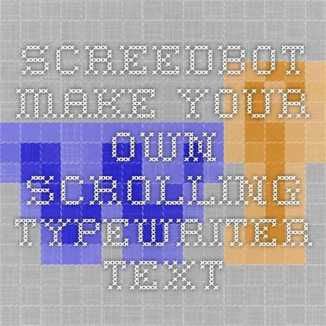 16 Best Images About Text Generator On Pinterest Typewriters Fonts