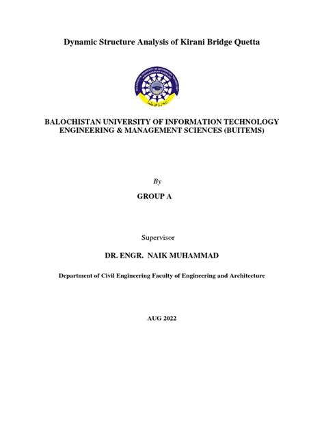 Cep Report Pdf Finite Element Method Bridge