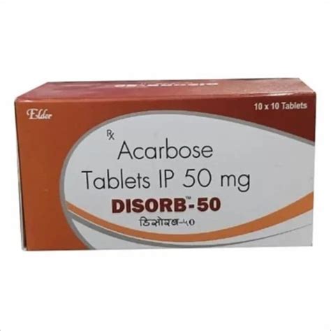 Acarbose 50 Mg At ₹ 438stripe Elder Pharmaceutical In Surat Id