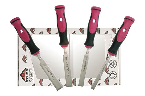 3561 Professional Wood Chisel Set With 2k Handle 4 Pieces Stubai Zmv Gmbh