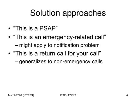 Ppt Marking Of Calls Initiated By Public Safety Answering Points