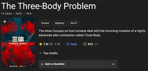 完美收官！《三体》电视剧最后5集被赞爆：老外满分刷屏 快科技 科技改变未来