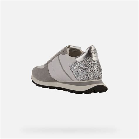 Geox® SPHERICA VSERIES: Women's White Low Sneakers | Geox®
