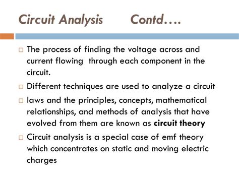 Ppt Linear Circuit Analysis Ele101 Powerpoint Presentation Free