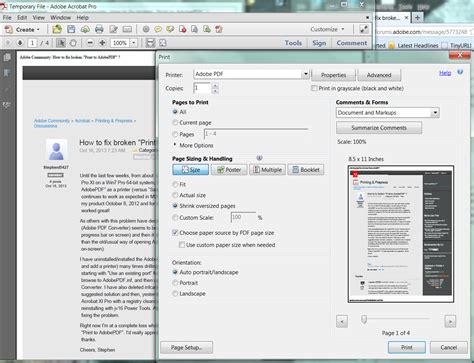 Solved How To Fix Broken Print To AdobePDF Adobe Product Community 5532954