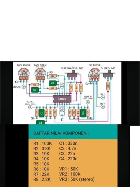 Audio Amplifier Circuit Diagram