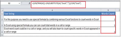 How To Count Words In Excel Excelchat