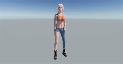Snowflake Female Character Characters Unity Asset Store