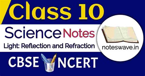 CBSE Class 10th Science Notes Light Reflection And Refraction