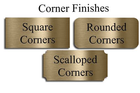 Brushed Brass Effect Laminate Plaques The Engraving Store