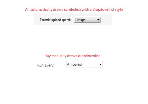 C ComboBox Changing Style When Manually Drawing Items Stack Overflow