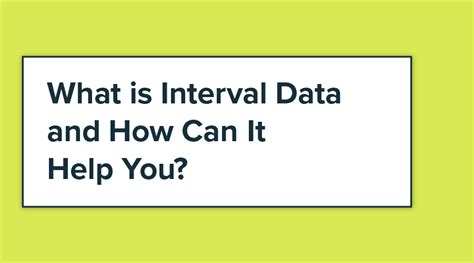 What Is Interval Data And How Can It Help You EnergyCAP