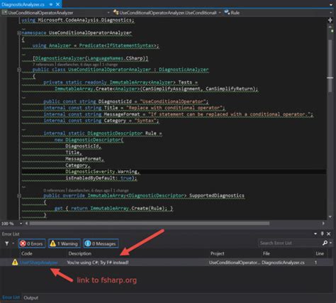 Fun With Code Diagnostic Analyzers Didactic Code