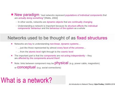 An Introduction To Network Theory