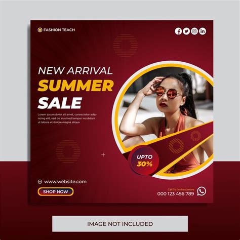 패션 판매 Instagram 또는 소셜 미디어 게시물 피드 템플릿 디자인 프리미엄 프리미엄 벡터