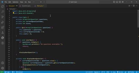 project 4 quiz application in java by codsoft harshvardhan mohite