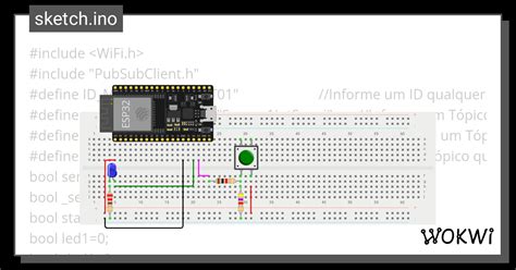 Projecto Wifi Mqtt Wokwi Esp32 Stm32 Arduino Simulator