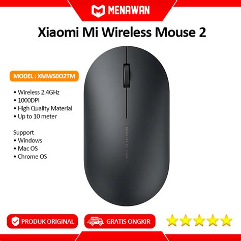 Jual Xiaomi Mi Wireless Mouse Windows Pc Notebook Mice Universal Dpi Original Shopee
