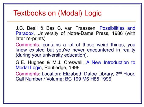 Ppt 74419 Artificial Intelligence Modal Logic Powerpoint