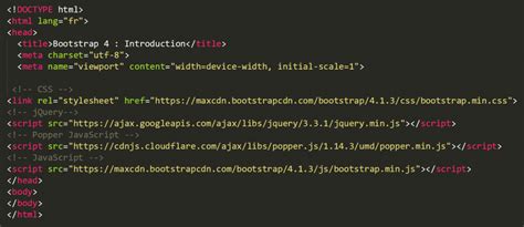 Bootstrap 4 Bien Débuter Pour Une Prise En Main Rapide Booglit