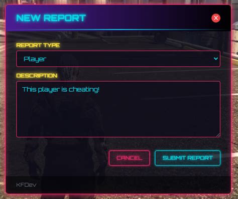 [esx Qbcore Qbox] Cyberpunk Themed Report System Fivem Releases Cfx Re Community