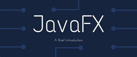 Javafx A Brief Introduction Part One Codenewbie Community