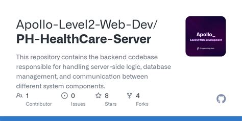 Github Apollo Level2 Web Devph Healthcare Server This Repository